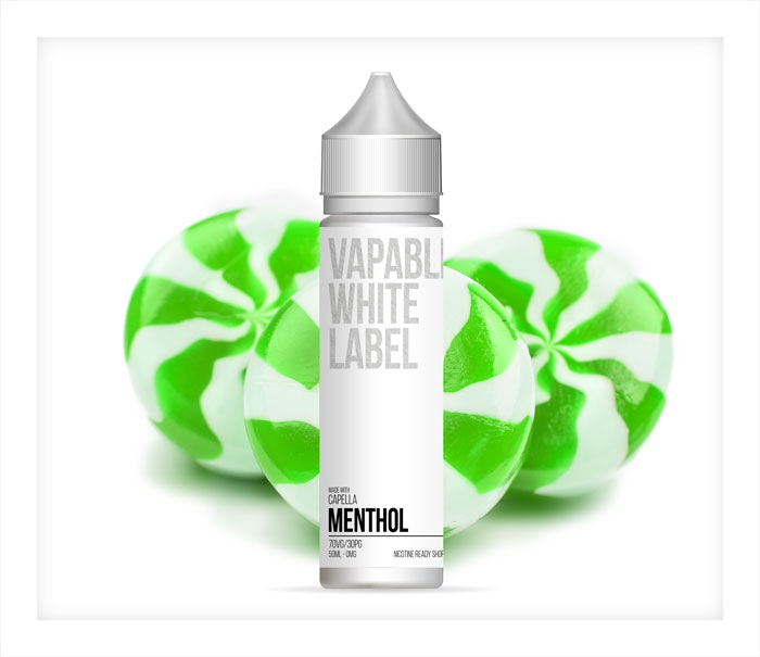 Menthol Shortfill Made With Capella 0mg 50ml - Vapable