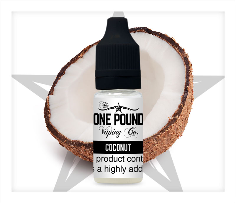 Coconut One Pound Vaping E-Liquid 10ml - Vapable