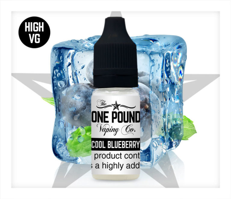 Cool Blueberry High VG One Pound Vaping E-Liquid 10ml - Vapable