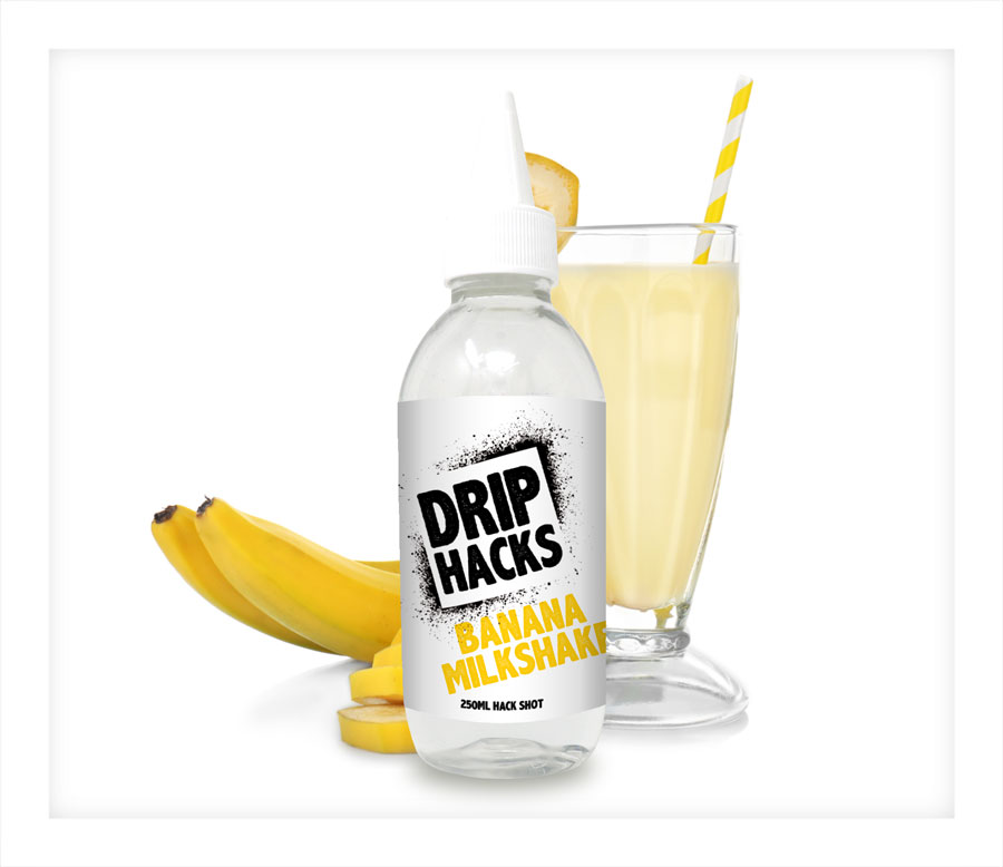 Banana Milkshake Hack Shot by Drip Hacks | Vapable Vape Shop