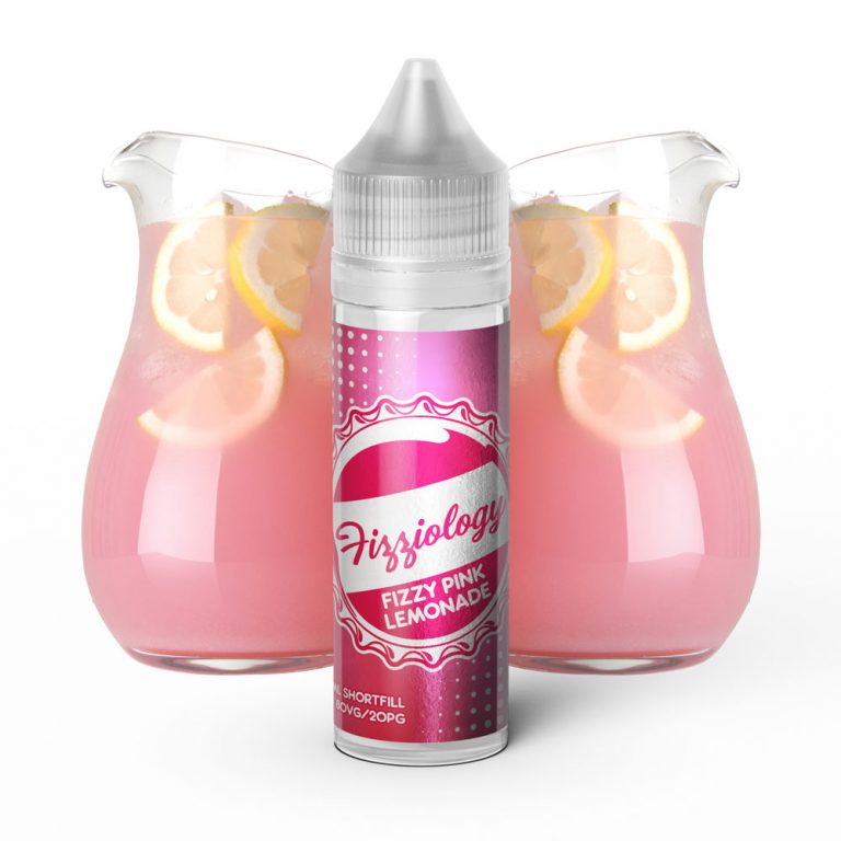 Fizzy Pink Lemonade Flavour Shortfill E-Liquid by Fizziology (50-400ml ...